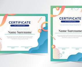Gradient Modern Certificate Template