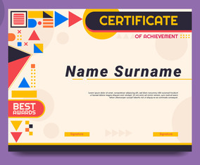 Free simple certificate - Vector Art
