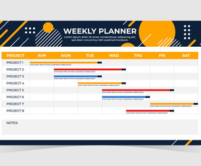 Weekly Timeline Template
