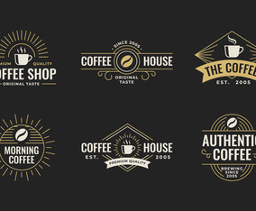 Free cafe logo - Vector Art