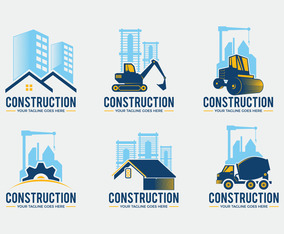 Yellow Construction Company Logo