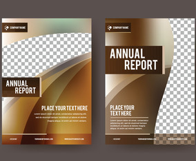 Annual Report Cover Templates | FreeVectors