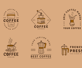 Free cafe logo - Vector Art