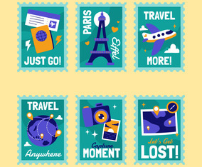 Free sticker pack - Vector Art