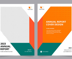 Free report cover - Vector Art