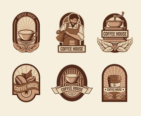 Free cafe logo - Vector Art