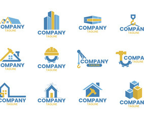 Construction Logo Set