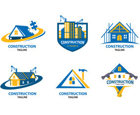 Yellow Construction Company Logo