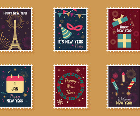 Free postal stamp - Vector Art