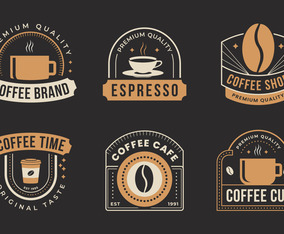 Free cafe logo - Vector Art