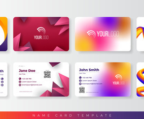 Business Name Card Templates | FreeVectors