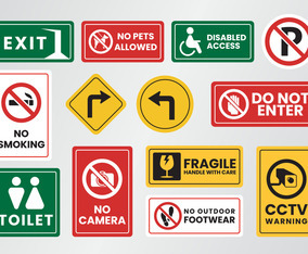 signage - 66 Free Vectors to Download | FreeVectors
