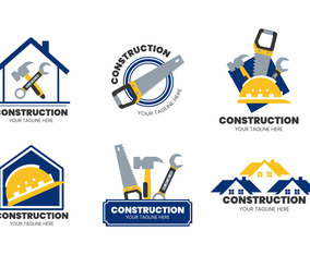Yellow Construction Company Logo