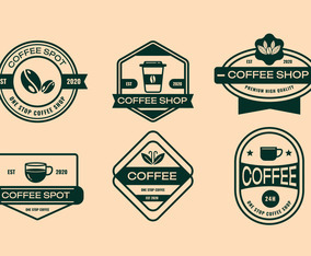 Free cafe logo - Vector Art
