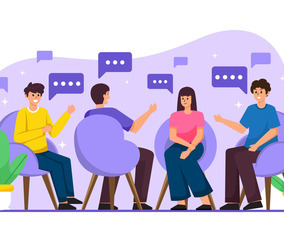 Free group support - Vector Art