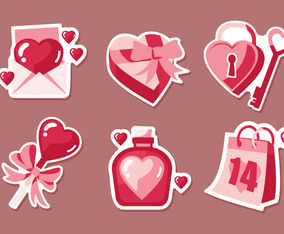 Free cute sticker - Vector Art