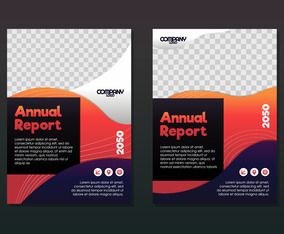 Free report cover - Vector Art