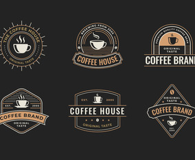 Free cafe logo - Vector Art
