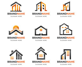 Yellow Construction Company Logo