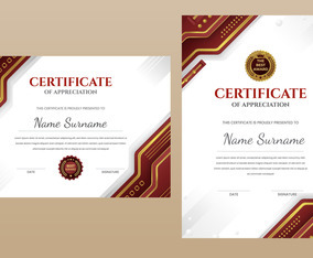 Free certificate border - Vector Art