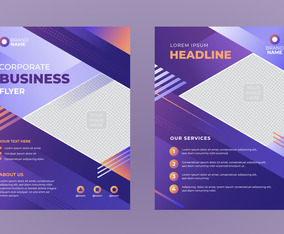 Abstract Business Card Design