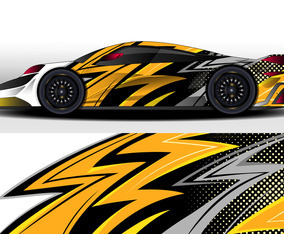 Free car decal sticker - Vector Art