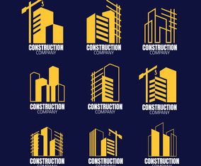 Yellow Construction Company Logo