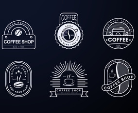 Free cafe logo - Vector Art