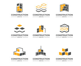 Yellow Construction Company Logo