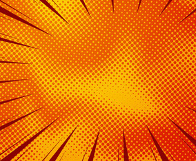 Comic Halftone Background Template | FreeVectors