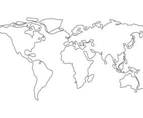 world outline - 4942 Free Vectors to Download | FreeVectors