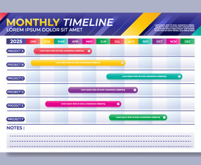Infographic Timeline Templete with Pastel Color | FreeVectors