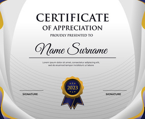 Professional Education Certificate | FreeVectors