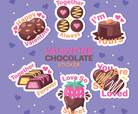 sticker chocolate - 7916 Free Vectors to Download | FreeVectors