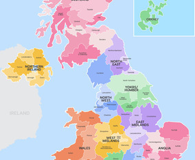 Country Map United Kingdom