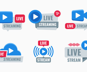 general streaming - 764 Free Vectors to Download | FreeVectors
