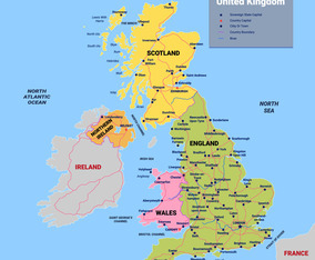 Country Map United Kingdom