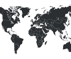 black and white map - 7122 Free Vectors to Download | FreeVectors