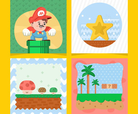 Free mario - Vector Art