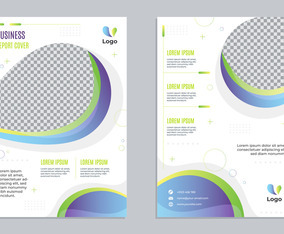 Company Business Annual Report Template Design | FreeVectors