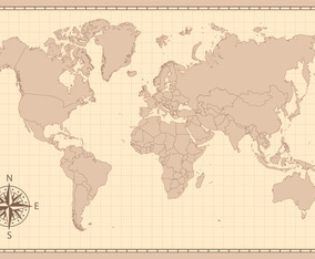 Free vintage map - Vector Art