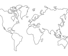 Free world map - Vector Art