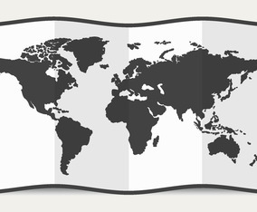 black and white map - 7122 Free Vectors to Download | FreeVectors