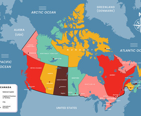 Canada Country Map
