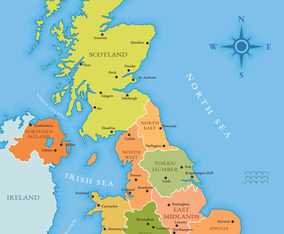 Country Map United Kingdom