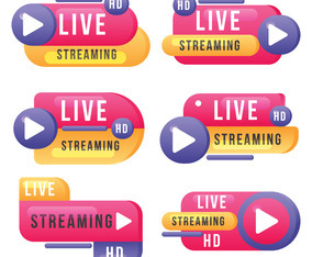 streaming collection - 7762 Free Vectors to Download | FreeVectors