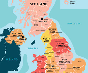 Country Map United Kingdom