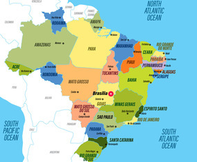 Brazil Detailed Map