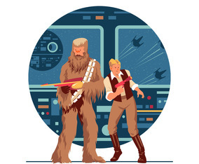 Free chewbacca - Vector Art
