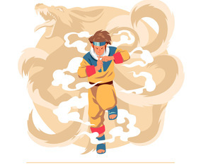 Free ninetales - Vector Art